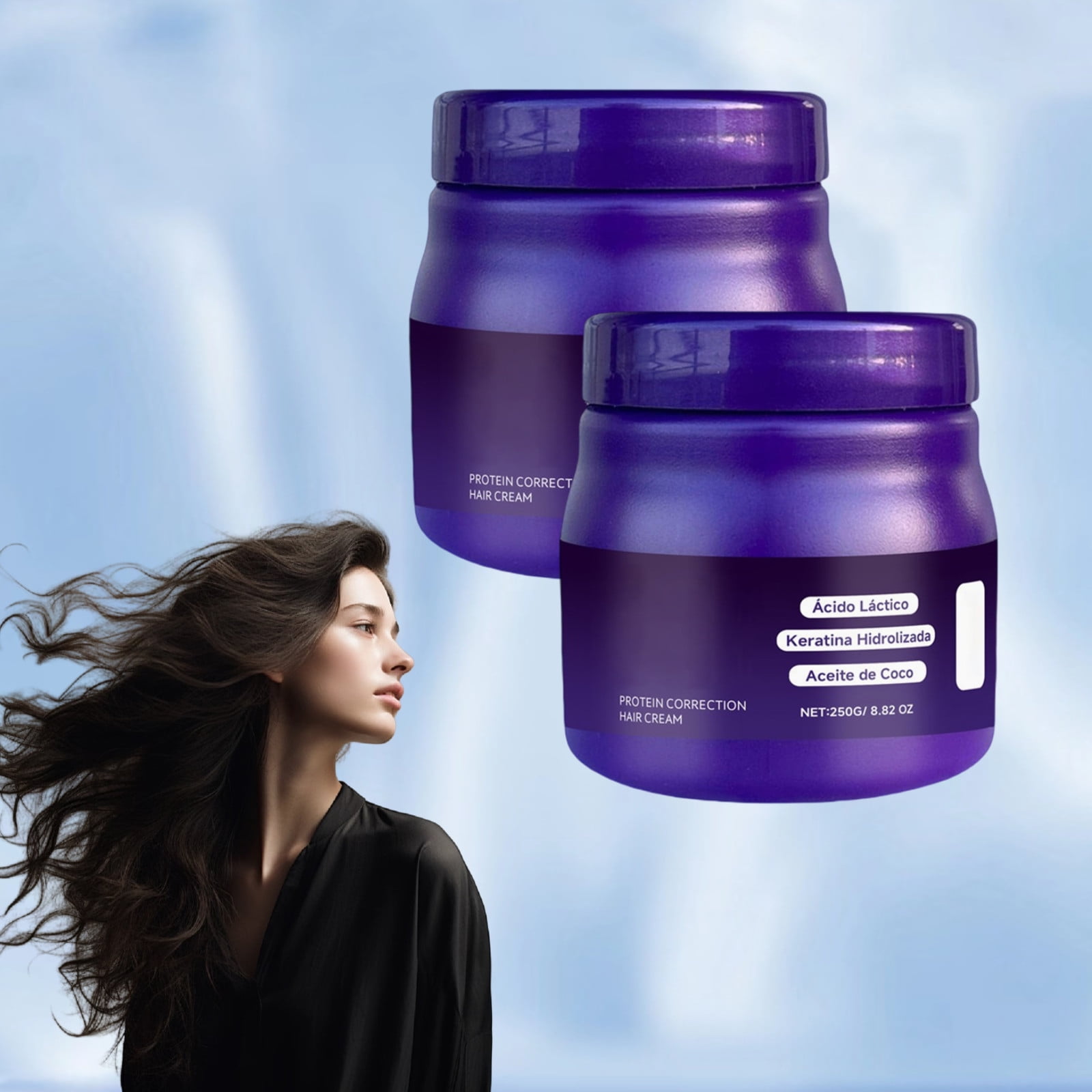 Straight Protein Correcting Hair Cream, Keratin Hair Treatment ...