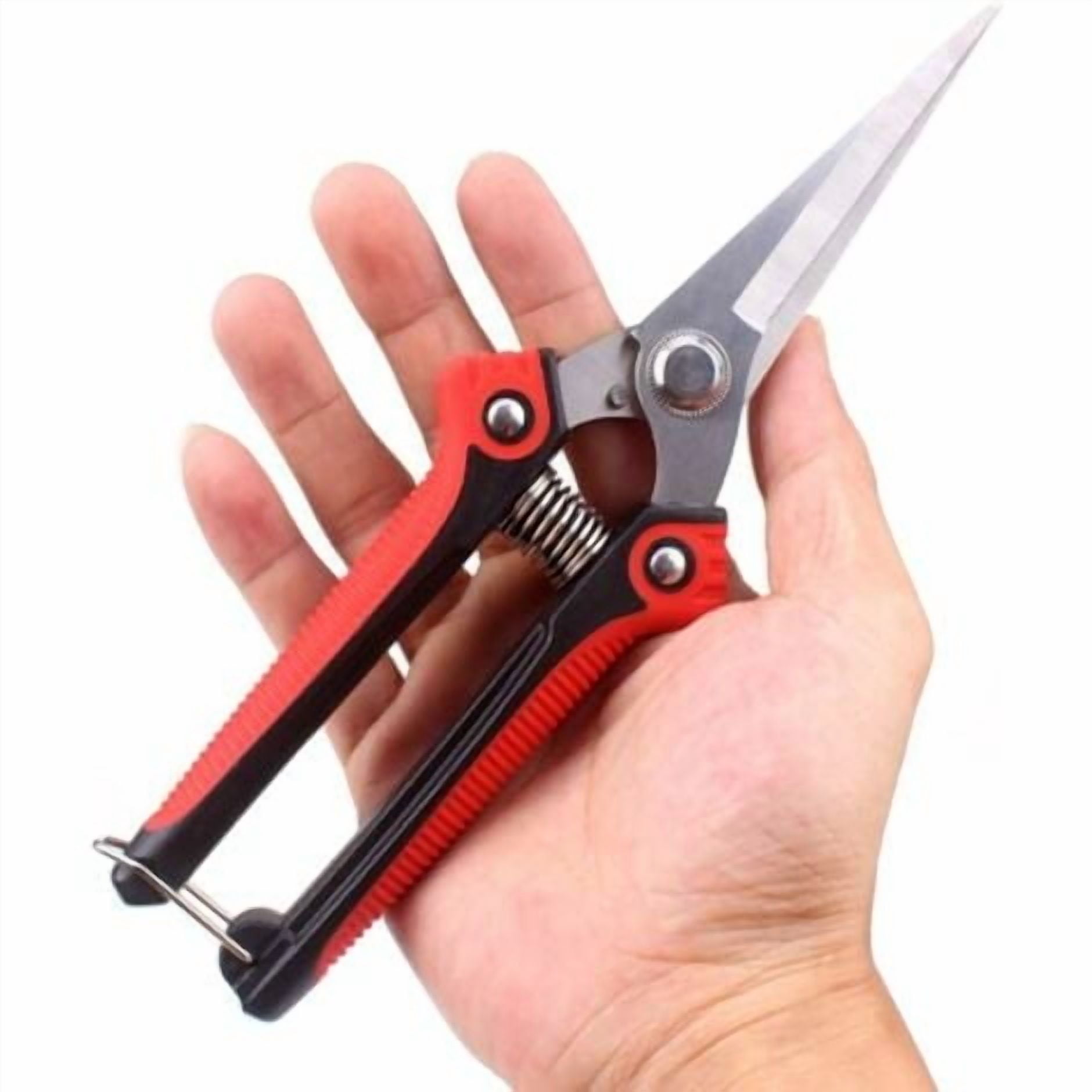 Straight Pruning Shears, Florist Scissors, Multi-Task Garden Shears for Arranging Flowers ...