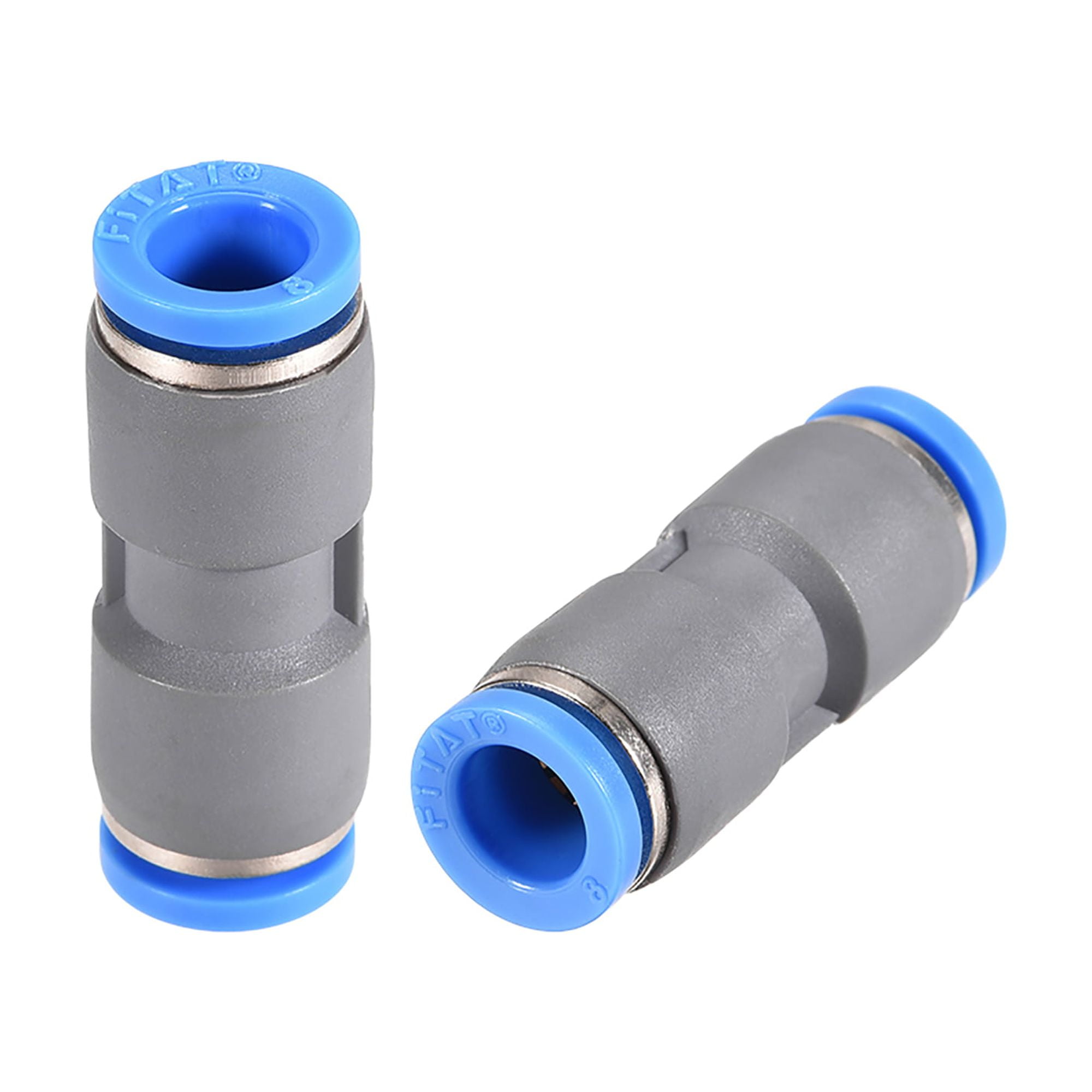Straight Push Connectors 8mm Quick Release Pneumatic Connector Plastic ...
