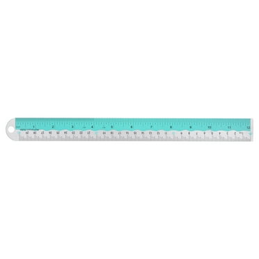T Square (2 Pack) T Ruler, 12 inch Metal Carbon Steel Ruler, Double ...