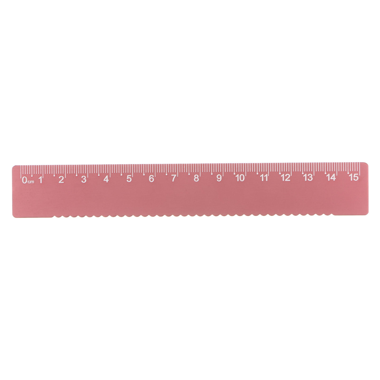 Uxcell Straight Ruler 15cm Metric Aluminum Alloy Ruler Wave Edge ...