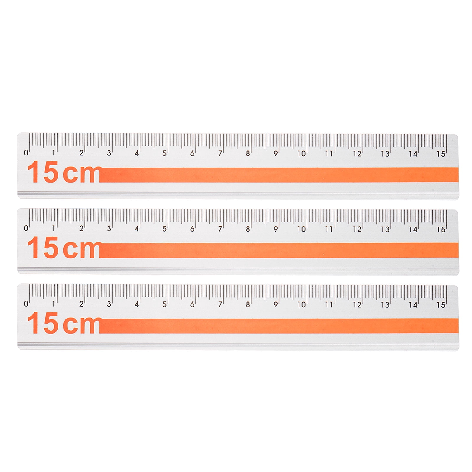 Uxcell Straight Ruler 15cm Metric Aluminum Corrugated Edge Measuring ...