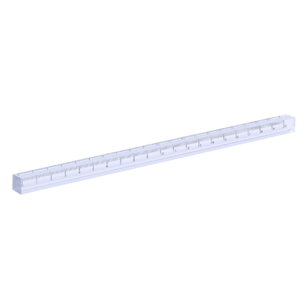 Straight Ruler Plastic Ruler Accurate Mathematics Ruler 1cm Thickness ...