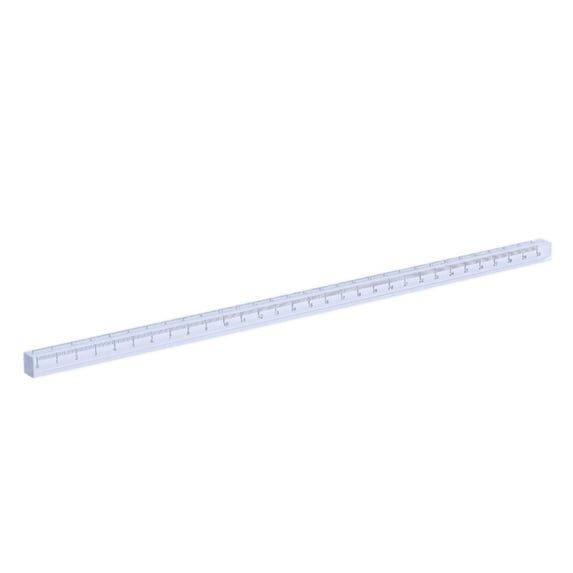 Straight Ruler Plastic Ruler Accurate Mathematics Ruler 1cm Thickness ...
