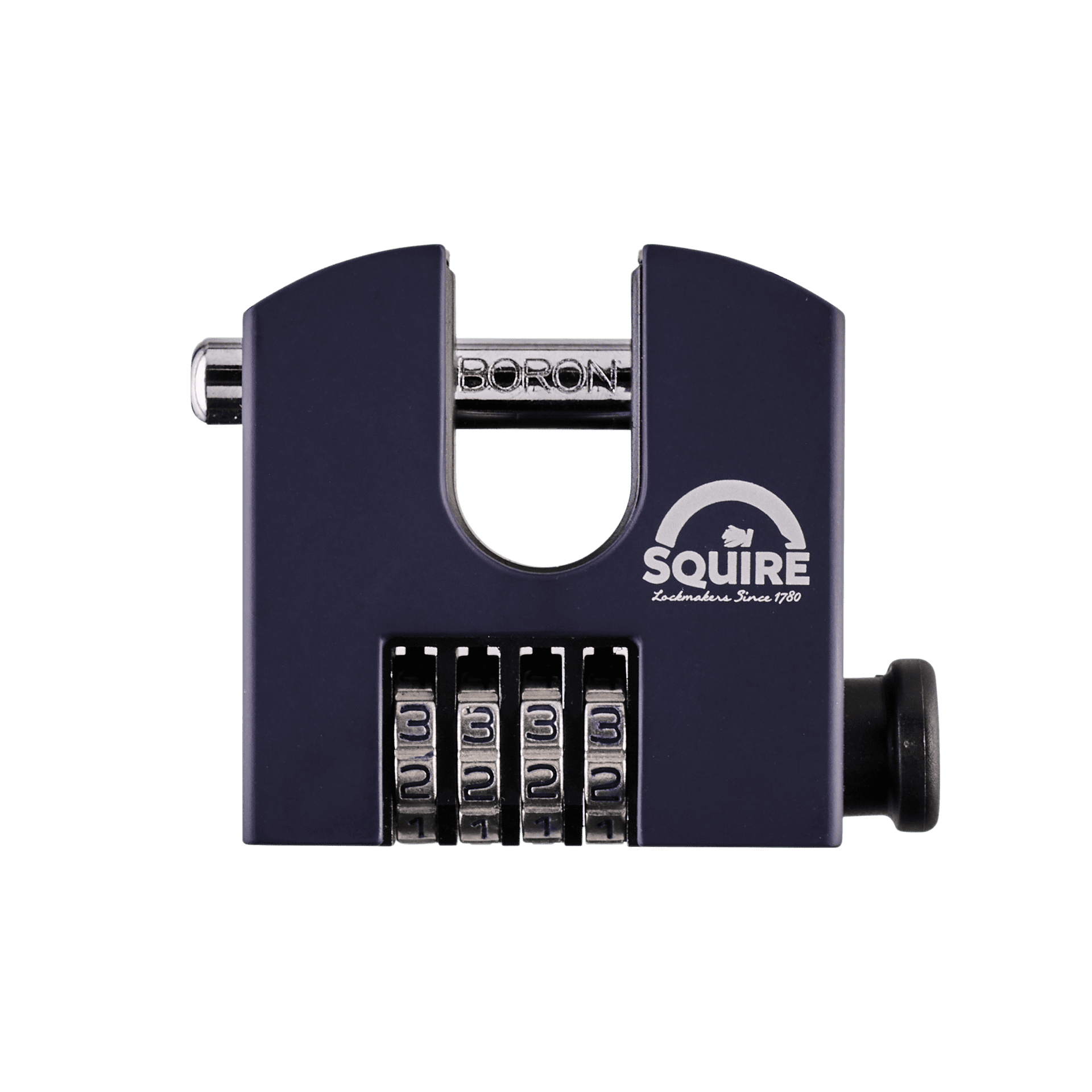 Straight Shackle Boron Steel Combination Padlock | 4 Wheel | SHCB65 ...