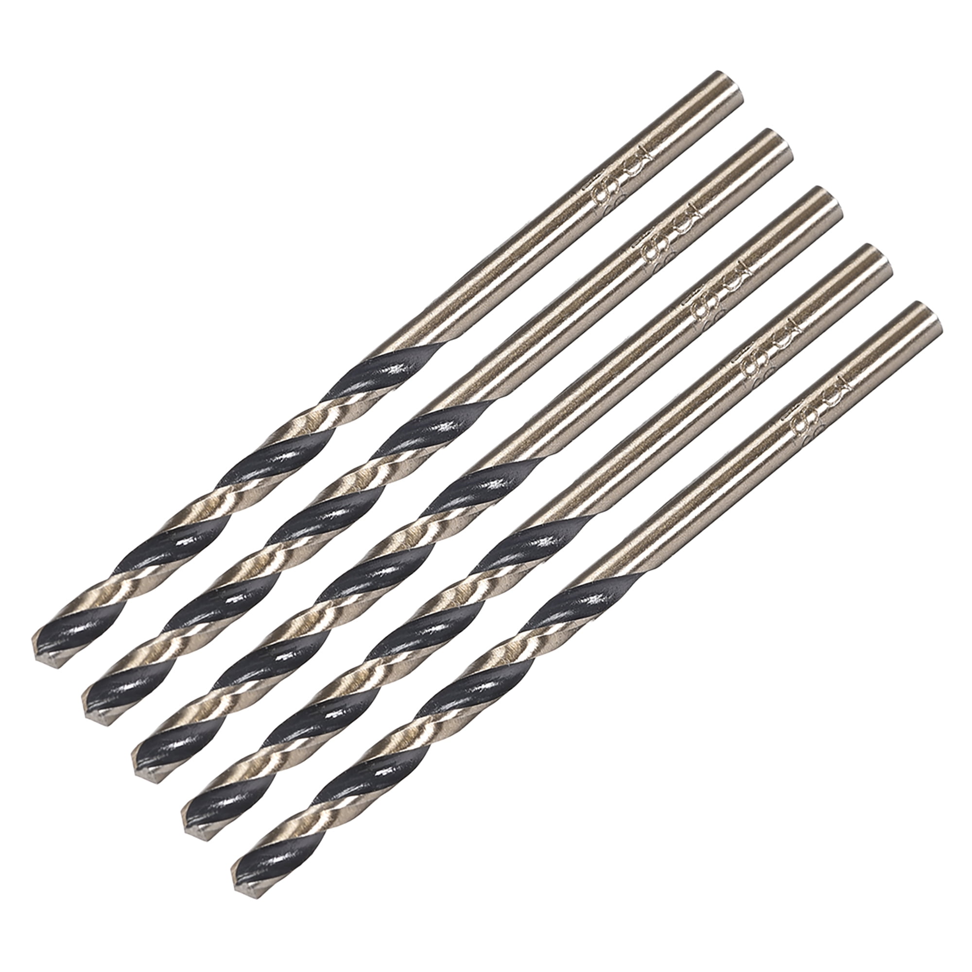 Straight Shank Twist Drill Bits 3mm High Speed Steel HSS 4341 with 3mm ...
