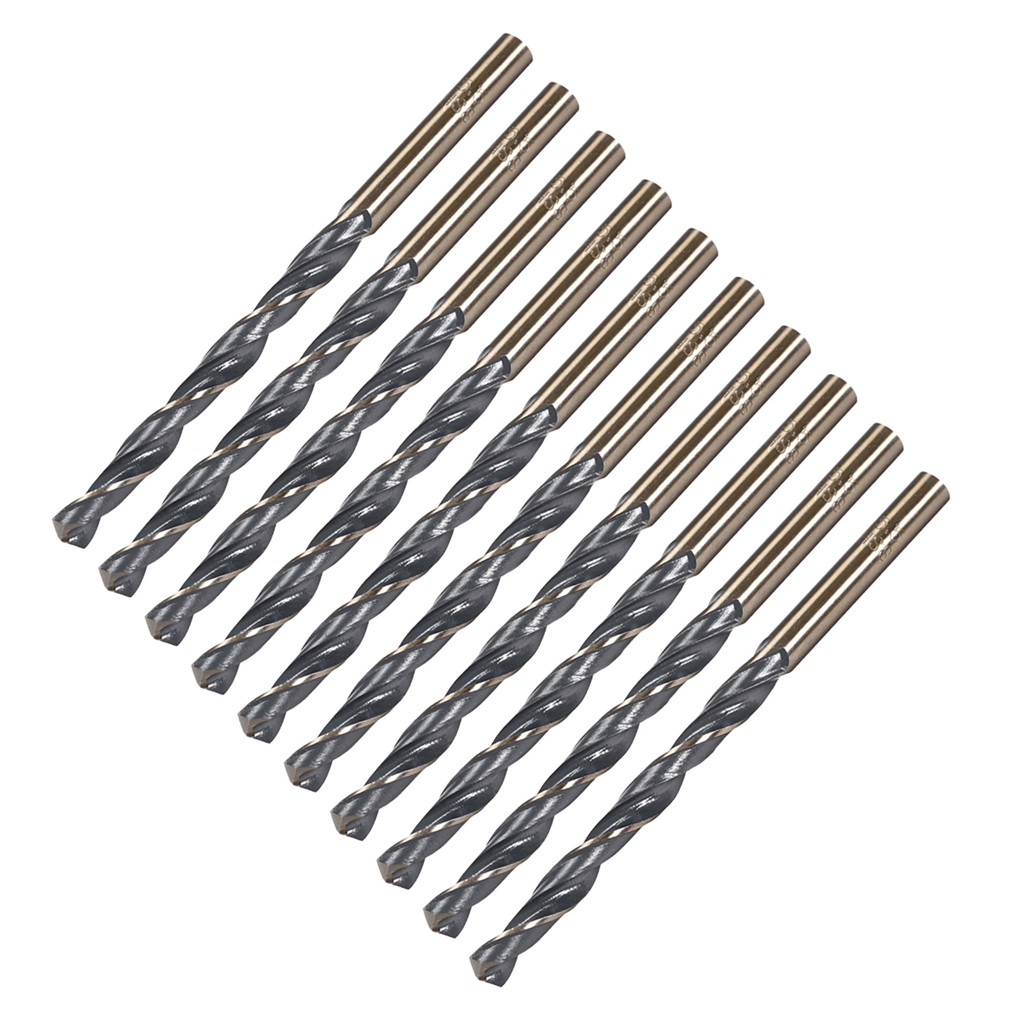 Straight Shank Twist Drill Bits 5.5mm High Speed Steel HSS 4341 with 5 ...