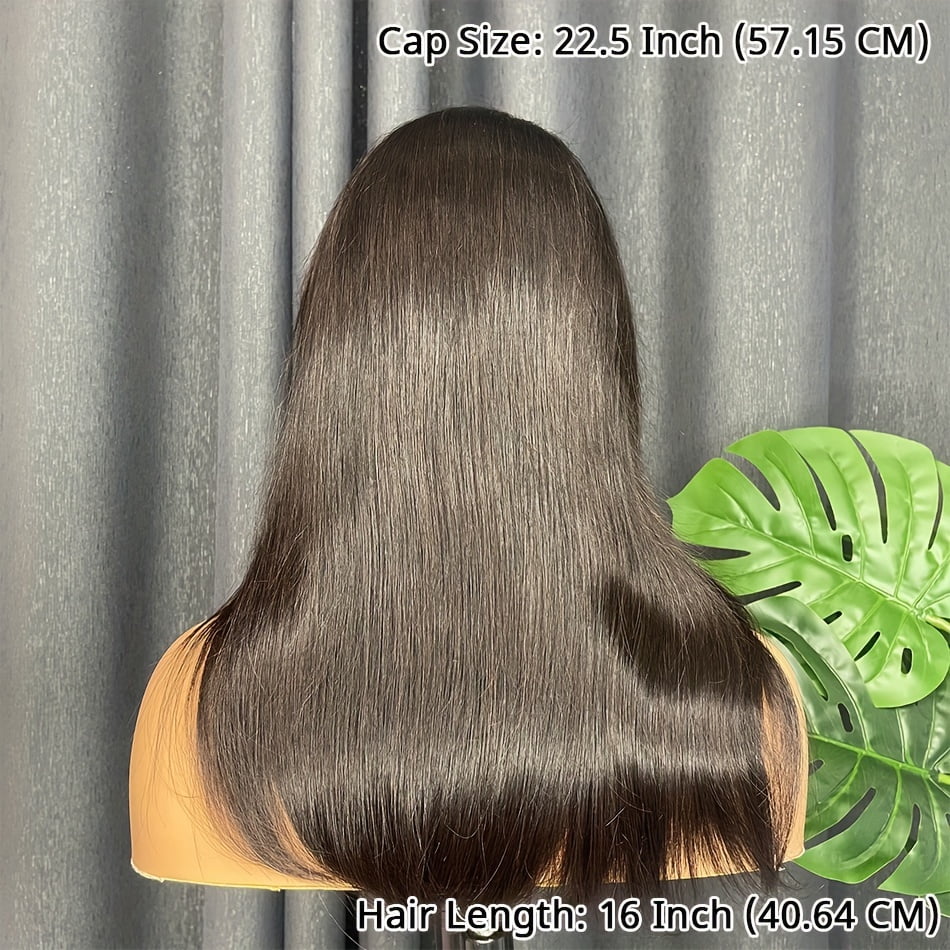 Straight Short Bob Human Hair Wigs With Bangs Brazilian Remy Hair Black ...