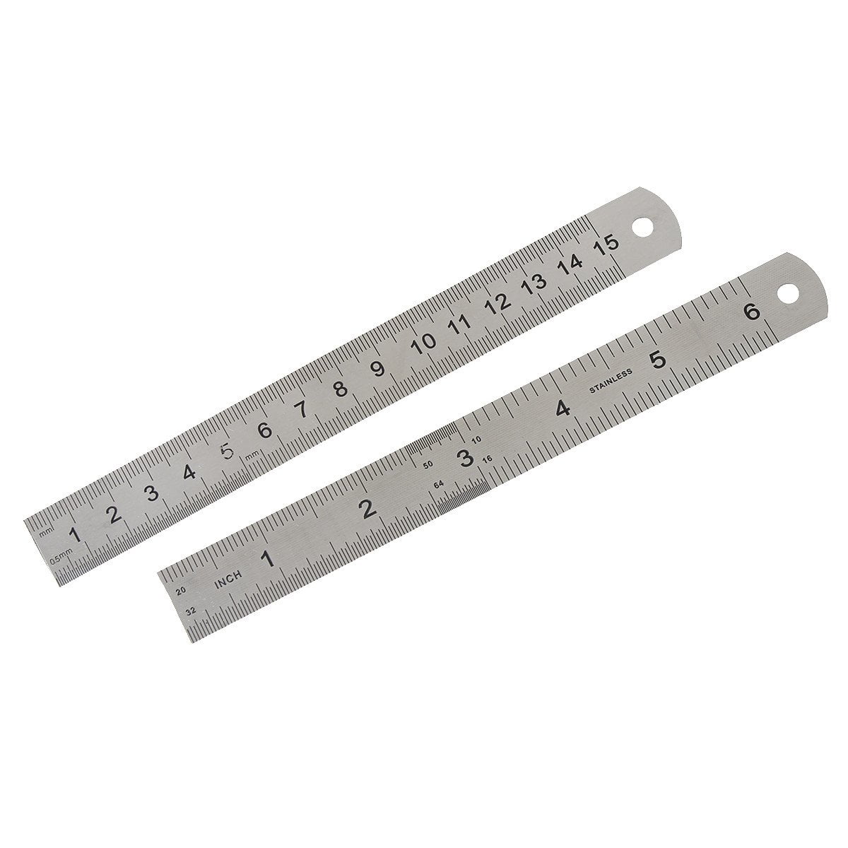 Straight Steel Ruler Styling Design Craft Sewing Tool 15cm - 6in ...