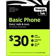 Straight Talk $30 Basic Flip Phone 30-Day Prepaid Plan Direct Top Up ...