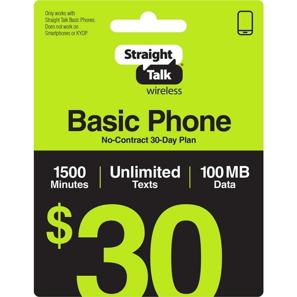 Straight Talk Prepaid Plans in Phone & Data Plans - Walmart.com