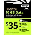 Straight Talk $35 Bronze 10 GB 30-Day Prepaid Plan (10 GB of data at ...