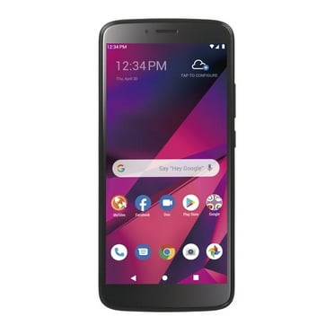 BLU View 2 Cellphone, 32GB Black - Prepaid Smartphone with Tracfone ...