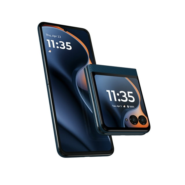 Straight Talk Motorola Moto Razr 2025, 5G, 256GB, Blue - Prepaid ...