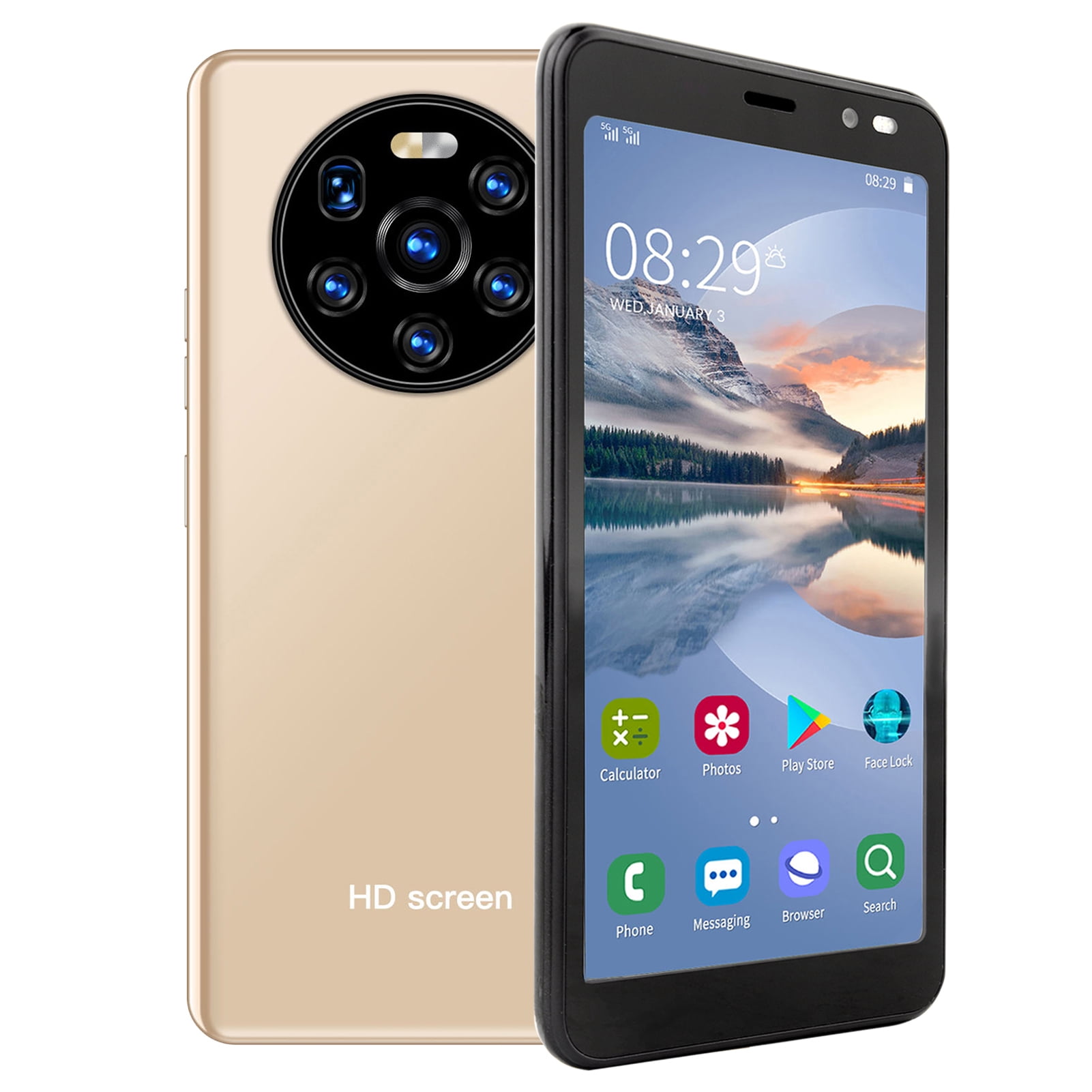 Straight Talk Phone,,unlocked,LANDVO Mate40 Pro 5.45in HD Screen Phone ...