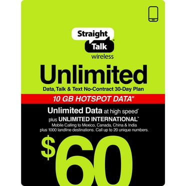 Straight Talk $45 Home Internet Unlimited Data No-Contract 30-Day Plan ...