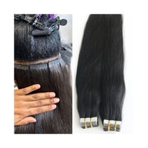 Tape in Hair Extensions Real Human Hair 16-26 Inches 20Pcs 50g/pack ...