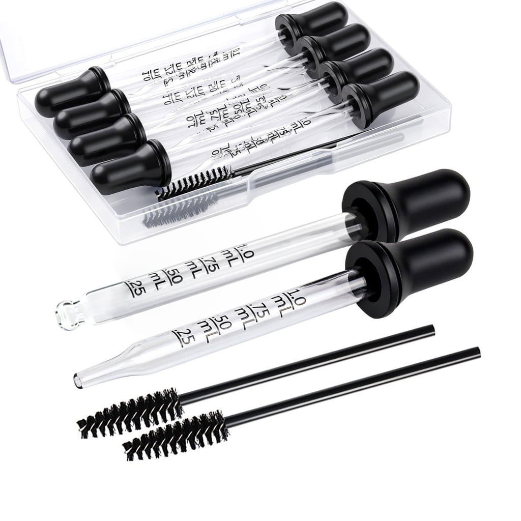 Straight Tip Essential Oil Dropper With Clear Measurement Marks Easy ...