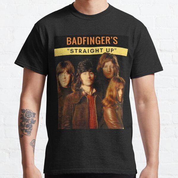 Straight Up Album by Badfinger T Shirt Joey Molland Pete Ham Mike ...