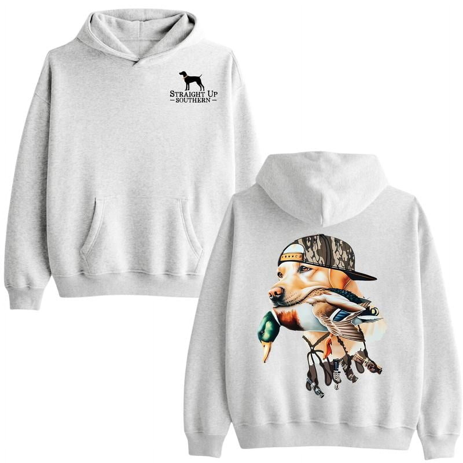 Straight Up Southern Bold Black Hunting Dog with Duck Graphic. Perfect ...