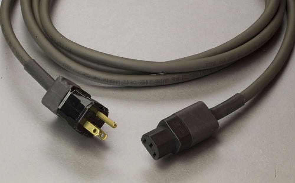 Straight Wire Gray Lightning 15A IEC 12AWG OFC Copper Power 2M Cable ...