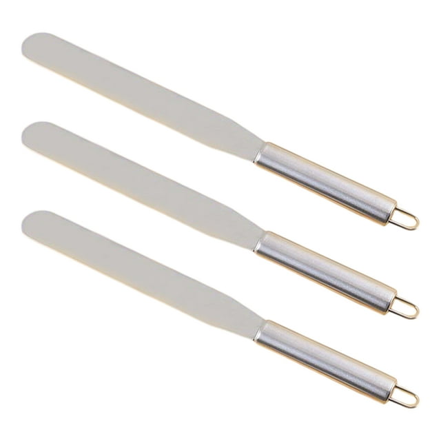 Straight cake frosting scraper Stainless steel cake decoration frosting ...