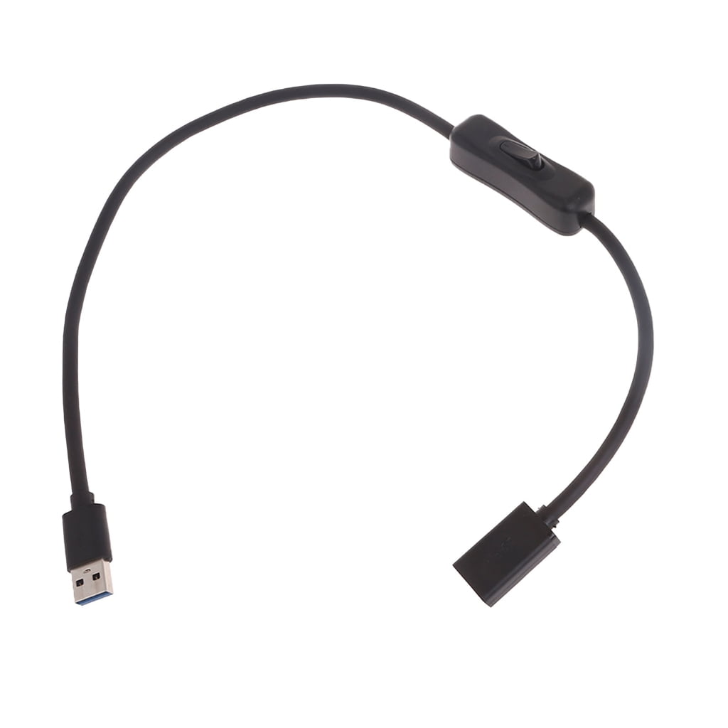 Straight-headed USB3.0 Extension Cord Wire with On Off Switches Data ...