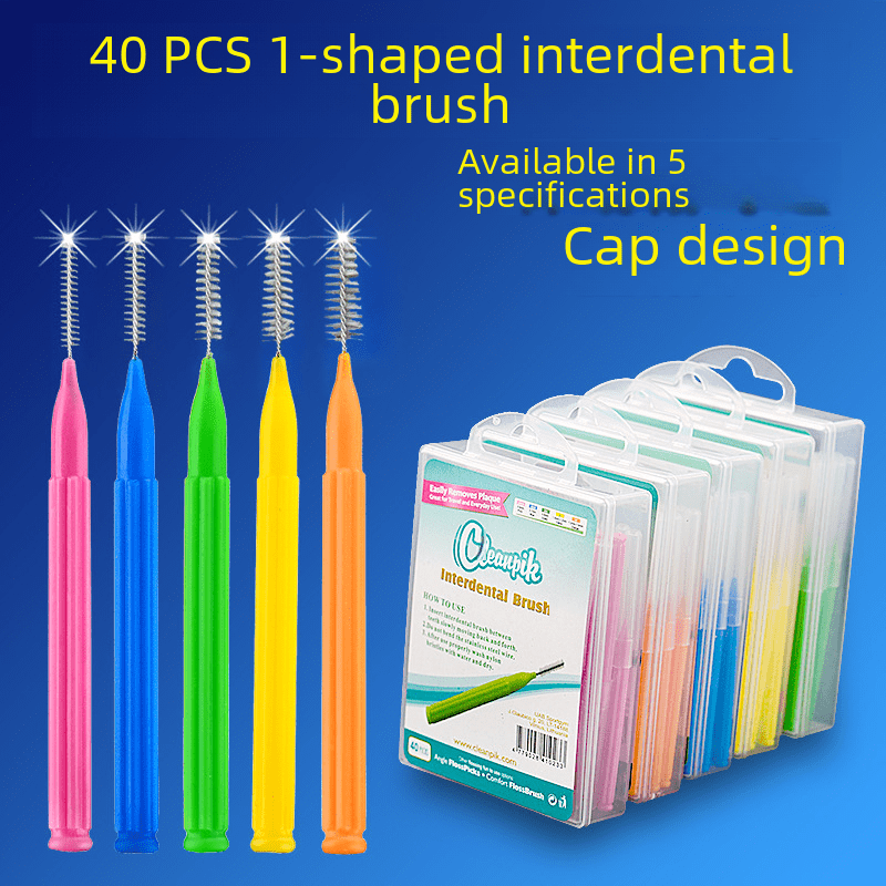 Straight interdental brush interdental brush tip brush orthodontic ...