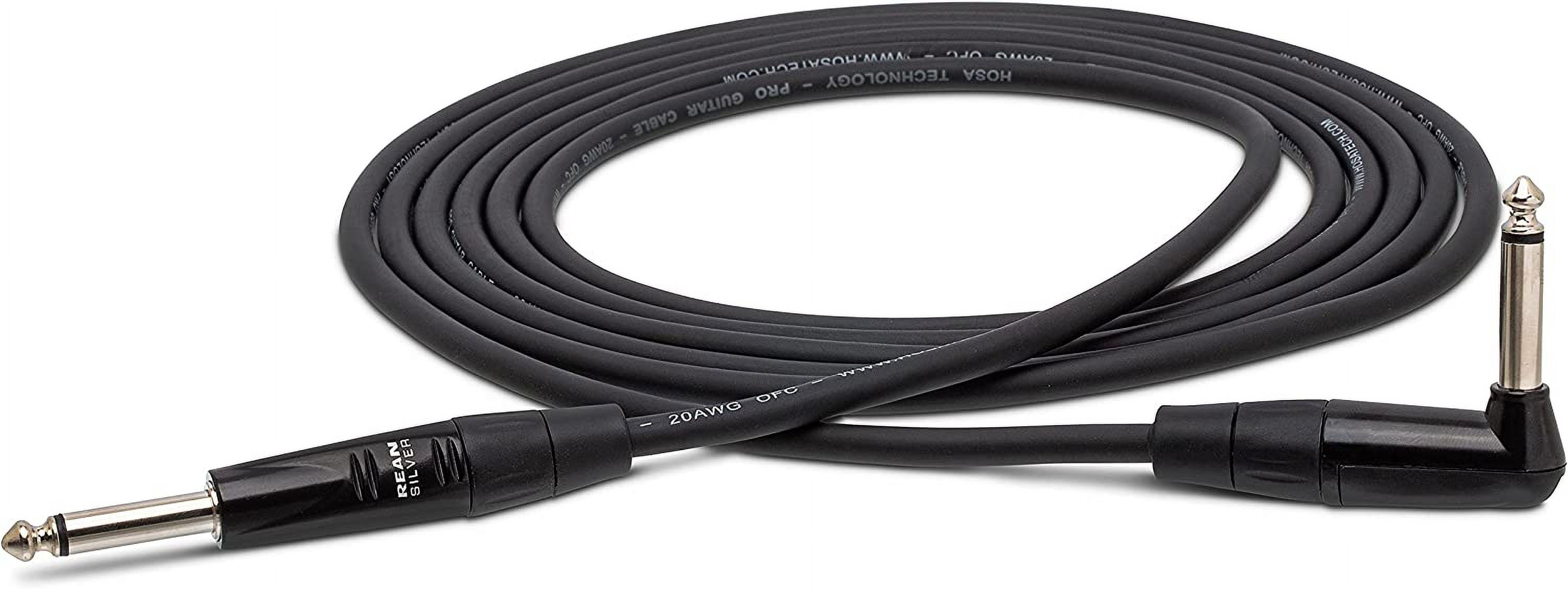 Straight to Right Angle Pro Guitar Cable, 5 Feet - Walmart.com