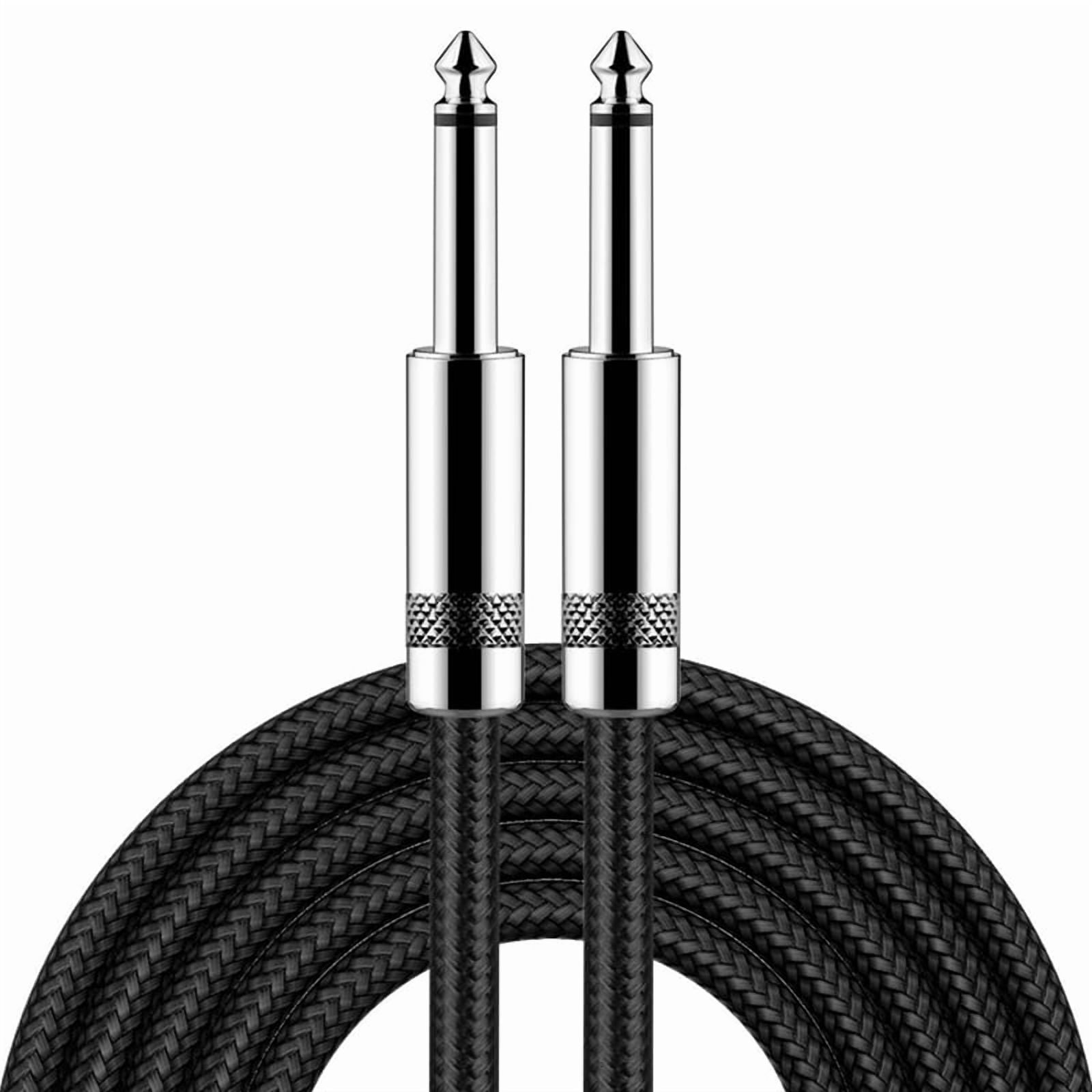 Straight-To-Straight Microphone Audio Cable 6.35mm Stereo Mixer ...