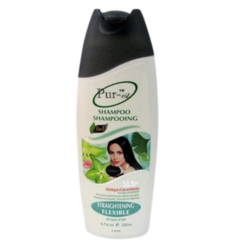 Purest Straightening Shampoo Ginkgo Carambola 200ml Pack of 3 Flexible ...