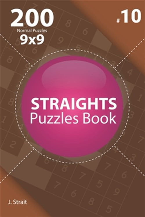 Straights - 200 Normal Puzzles 9x9 (Volume 10) - Walmart.com