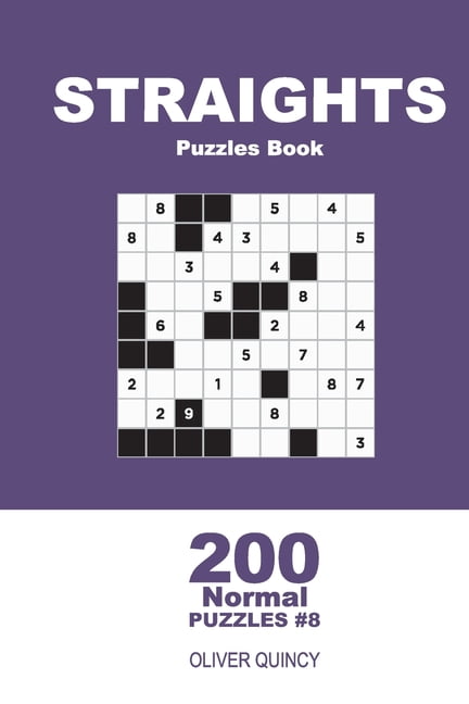 Straights Puzzles Book - 200 Normal Puzzles 9x9 (Volume 8) - Walmart.com