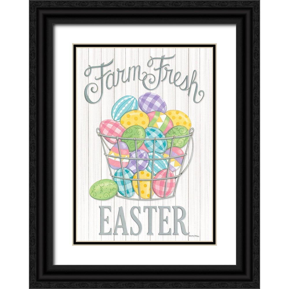 Strain, Deb 11x14 Black Ornate Wood Framed with Double Matting Museum ...