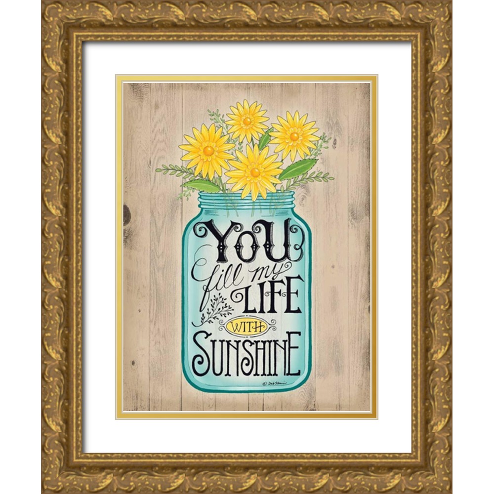 Strain, Deb 12x14 Gold Ornate Wood Framed with Double Matting Museum ...