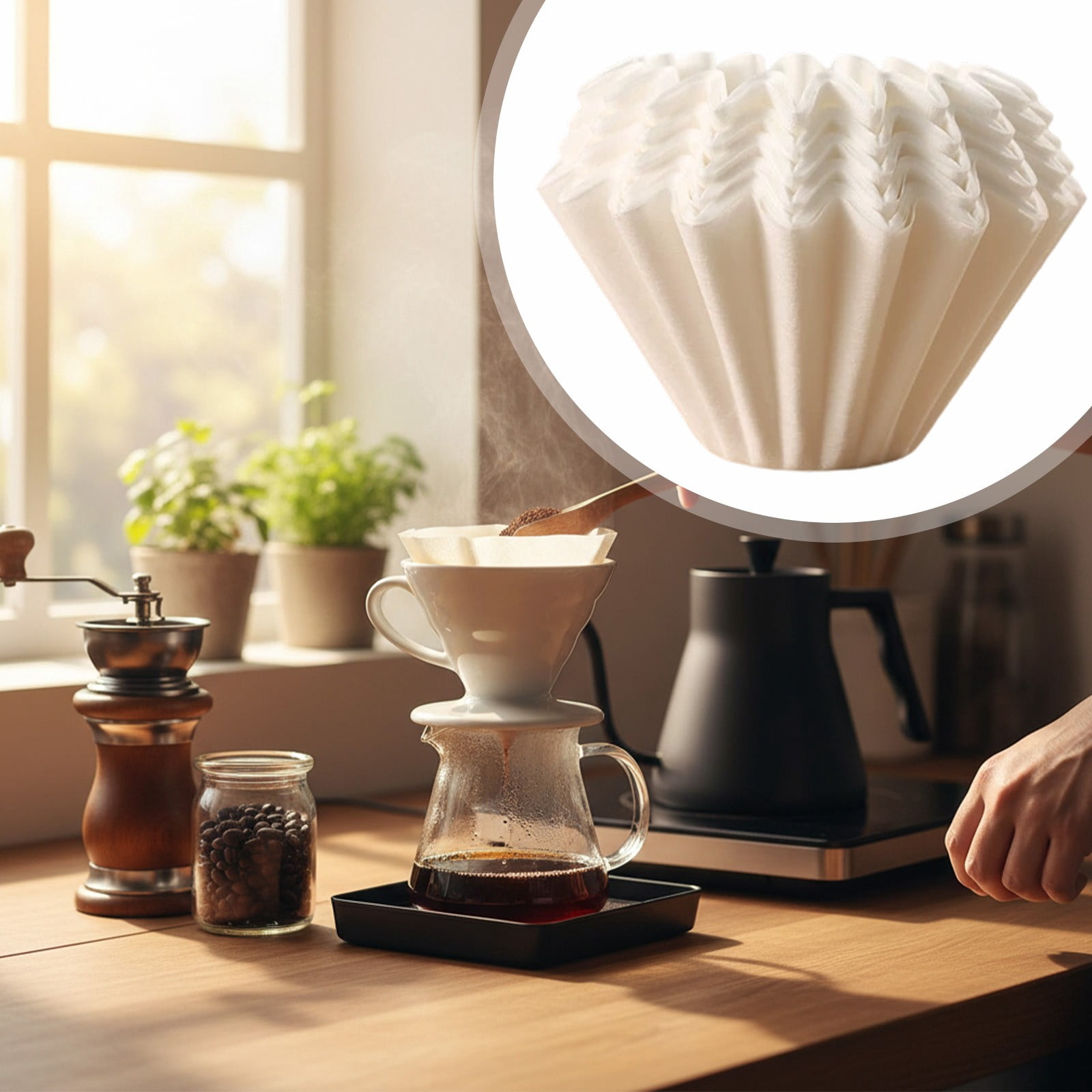 Strainer,100 Pack Coffee Filters Basket Paper Coffee Filters Small ...