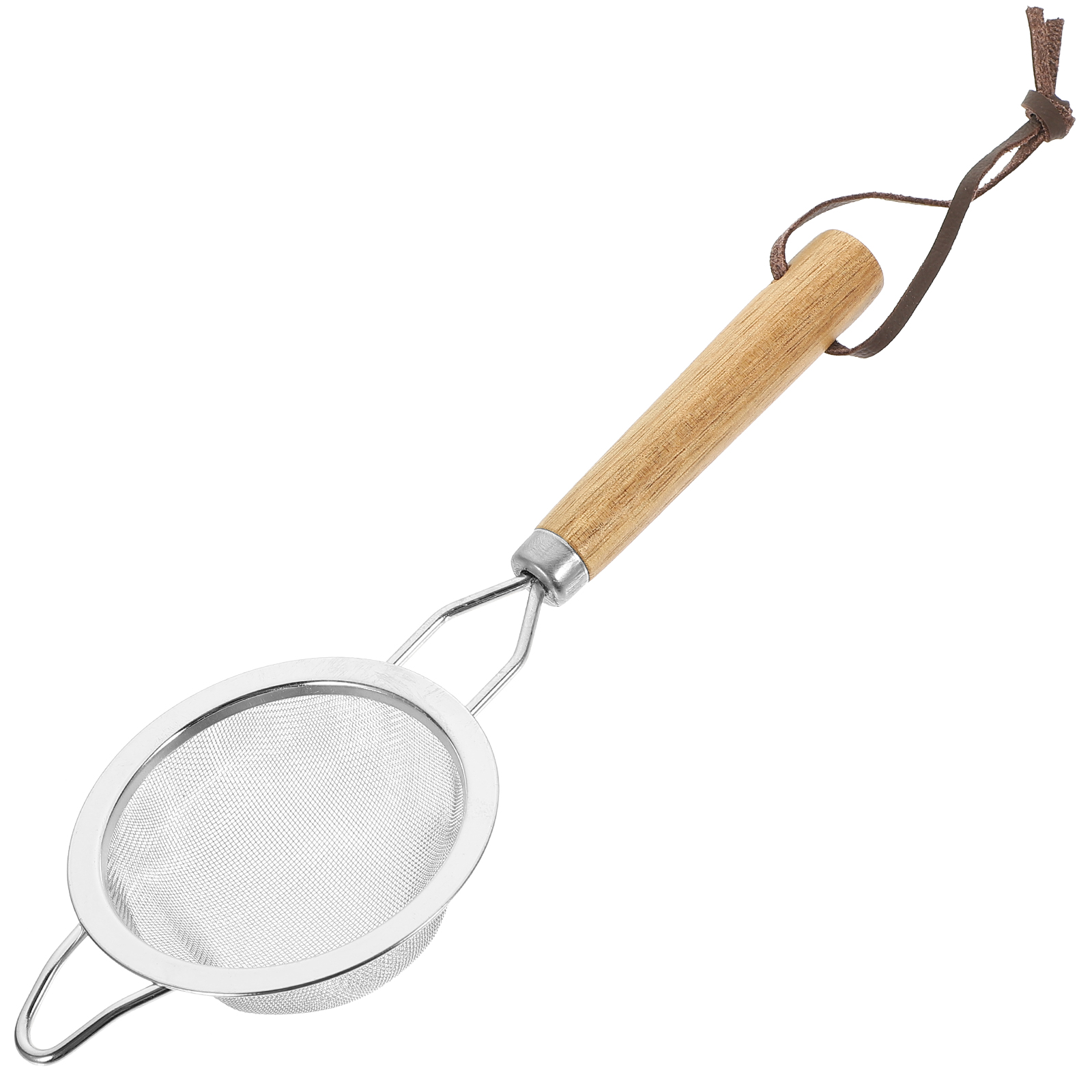 Strainer Brine Shrimp Net Filter Spoon Mesh Flour Sifter Flour Sieve ...