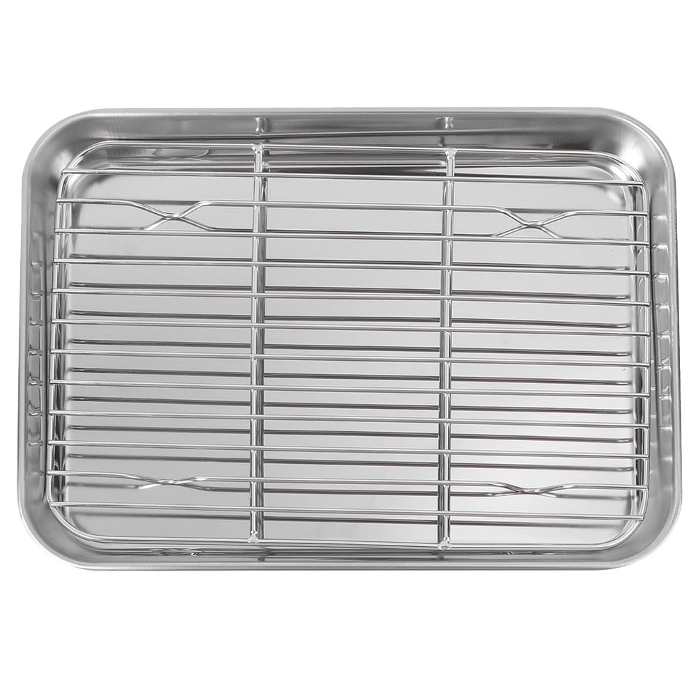 Strainer Grill Pan Baking Tray Frying Pan Baking Plate Barbecue Serving ...