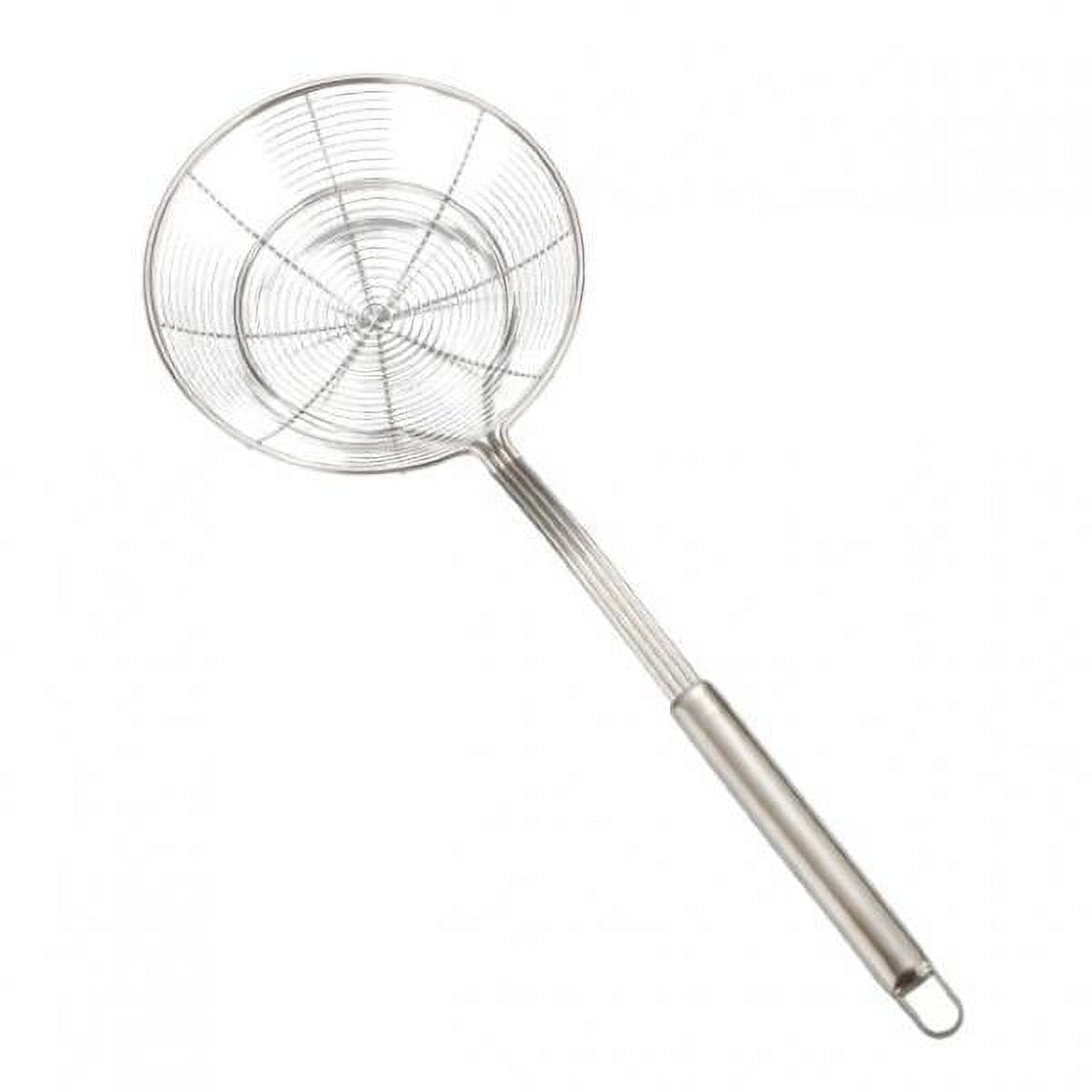 Strainer Ladle Stainless Steel Metal Frying Basket With Handle Large ...