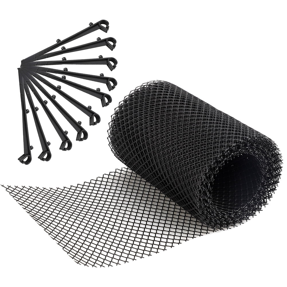 Strainer Mesh Gutter Guard Leaf Protection Cover Netting Ladder Gutter
