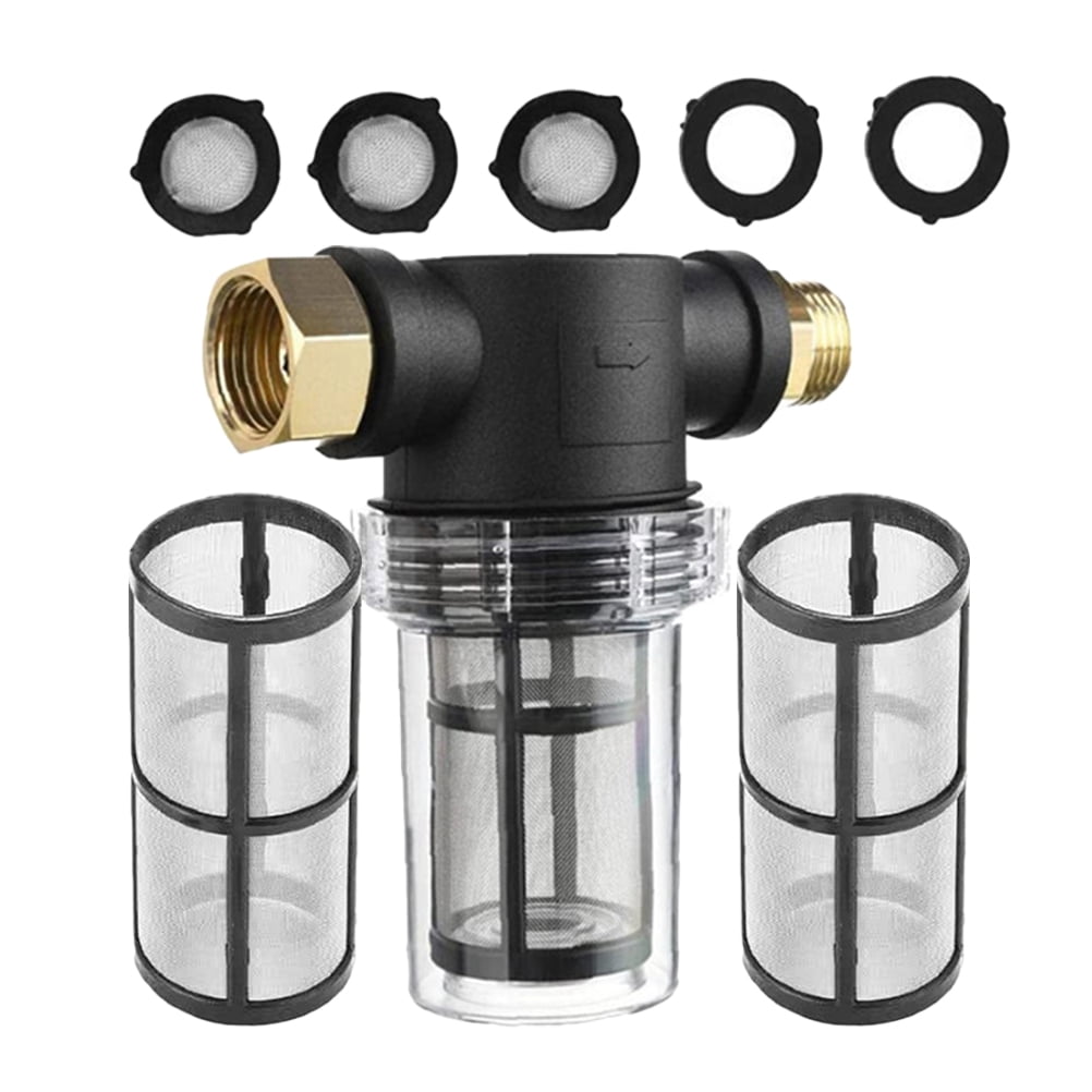 Strainer Water Hose Filter Washing Machine Car Sediment Screen Nylon ...