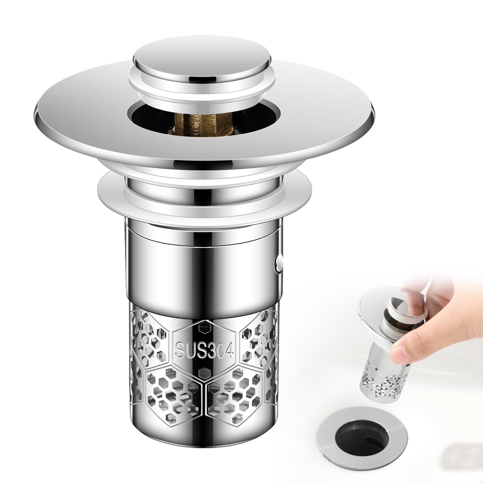 Strainers Filter Screen Drain Stopper Bathroom up Drain Filter Drain ...