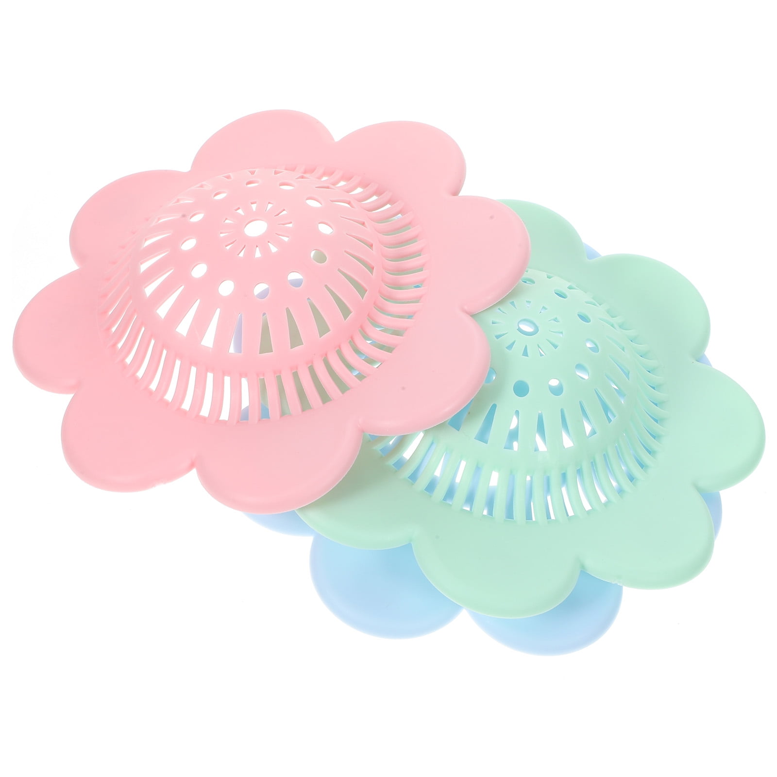 Strainers for Kitchen Sink Silicone Hair Plug Shower Drain Cover Home ...