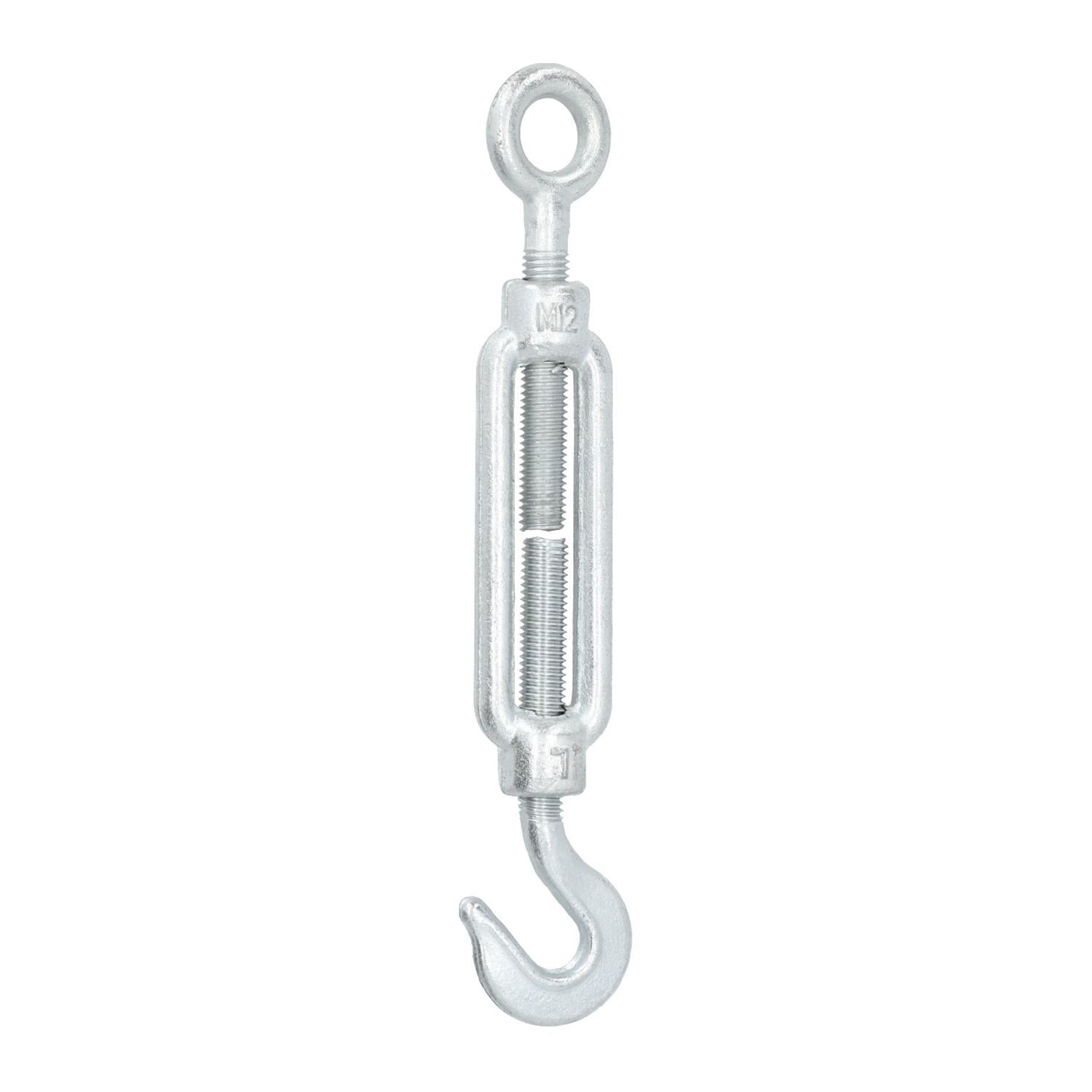 Straining Screw / Turnbuckle Hook to Eye Galvanised Rigging M12 DK63 ...