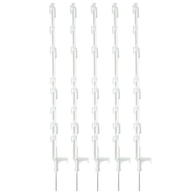 Strainrite Multiwire Step-in Plastic Electric Fence Posts, 36" - 5 Pack ...
