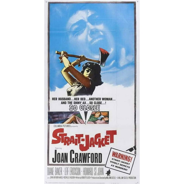 Strait-Jacket - movie POSTER (Style A) (20" x 40") (1964) - Walmart.com