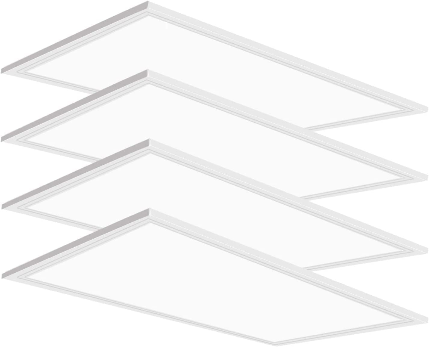 Strak 2x4 Ft Led Flat Panel Light, 0-10v Dimmable, 120-347 Volts,50w ...