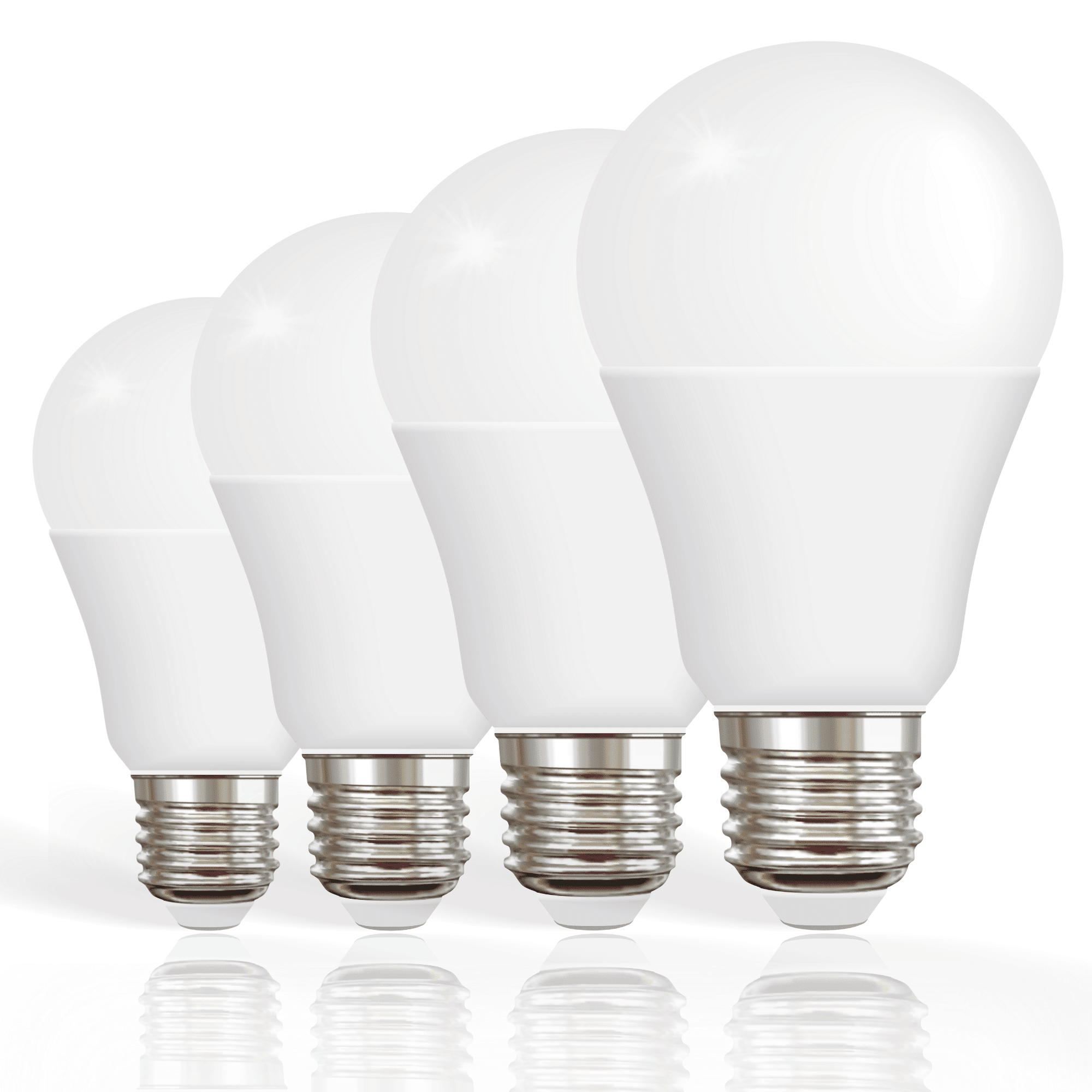 A19 LED Light Bulb, 4000K Cool White 10W (60W Equivalent) 800 Lumens ...