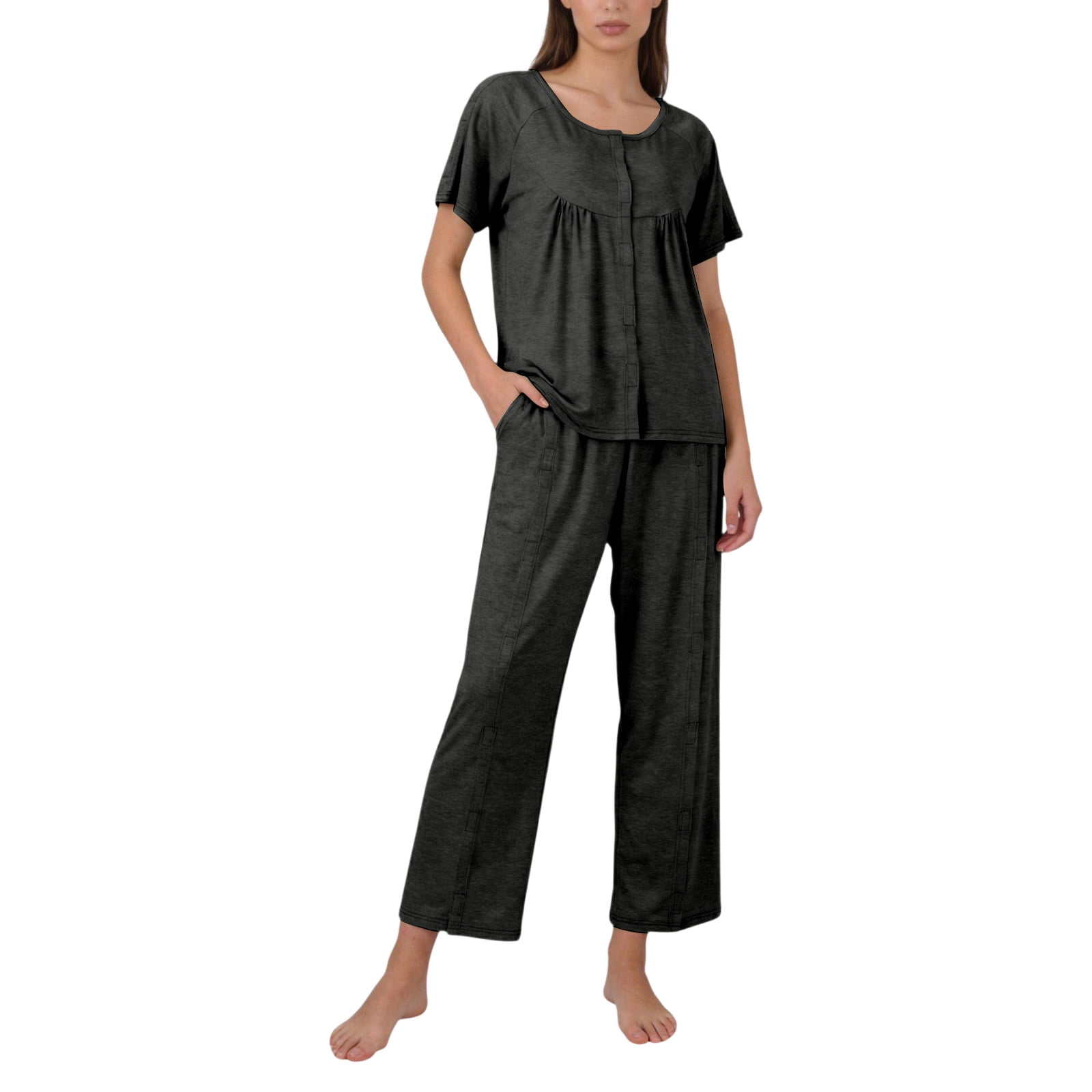 Stralyhd Shoulder Surgery Two Piece Sets Summer Short Sleeve Tear Away ...