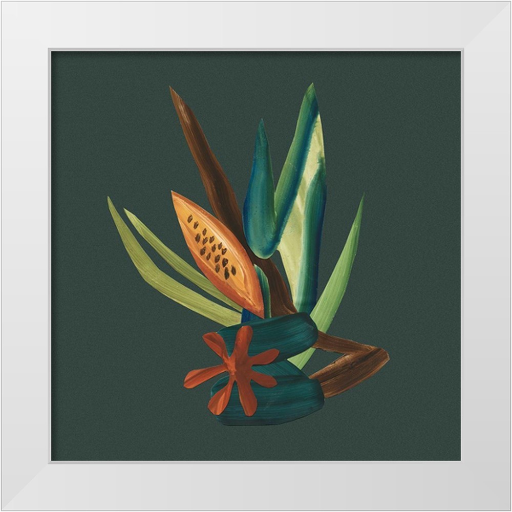 Stramel, Renee W. 15x15 White Modern Wood Framed Museum Art Print ...